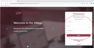 Register Your Account - Village Capital & Investment LLC